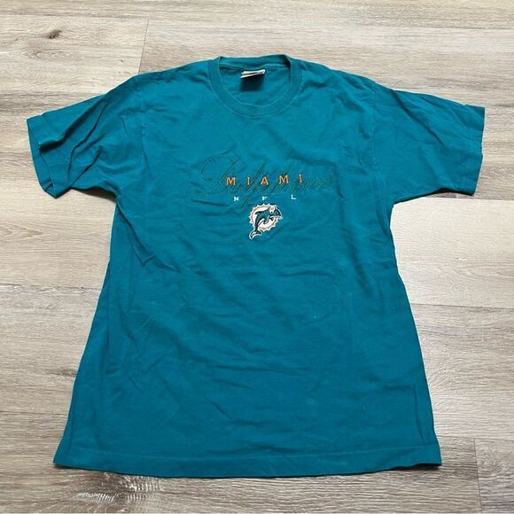 Pro Player | Shirts | Vintage Pro Player Miami Dolphintshirt Men 9s ...